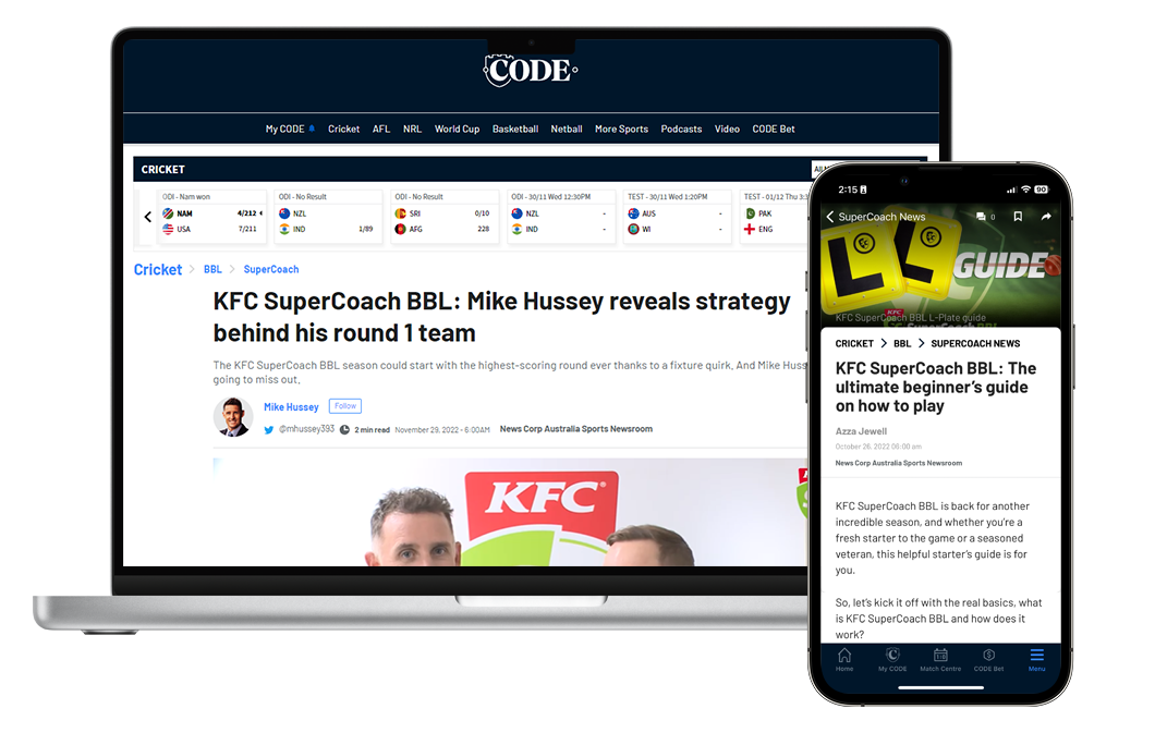 CODE SuperCoach Offer | CODE Sports